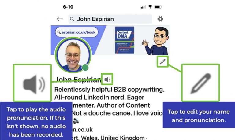 LinkedIn audio pronunciation - LinkedIn consultancy